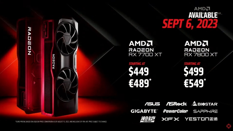 AMD Launches Radeon RX 7700 XT & RX 7800 XT: Price, Release Date, Specs ...