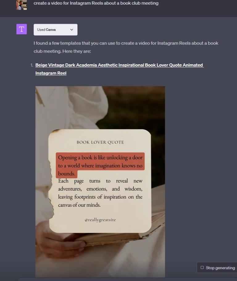 How to Use ChatGPT Canva Plugin to Up Your Social Media Game | Beebom
