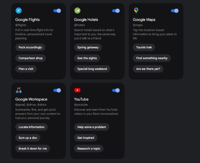 如何启用和使用 Google Bard 扩展 - 0x资讯