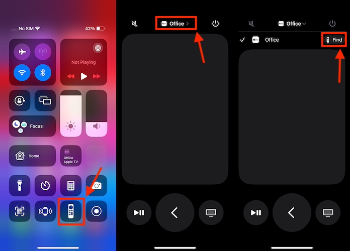 How to Find Apple TV Siri Remote on iOS 17 using iPhone | Beebom