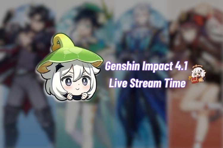 Genshin 4 1 Livestream