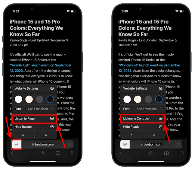 How to Get Siri to Read Web Articles on iPhone in iOS 17 | Beebom
