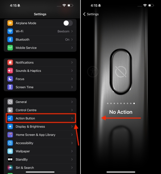 How To Disable Action Button On Iphone 15 Pro And 15 Pro Max Beebom