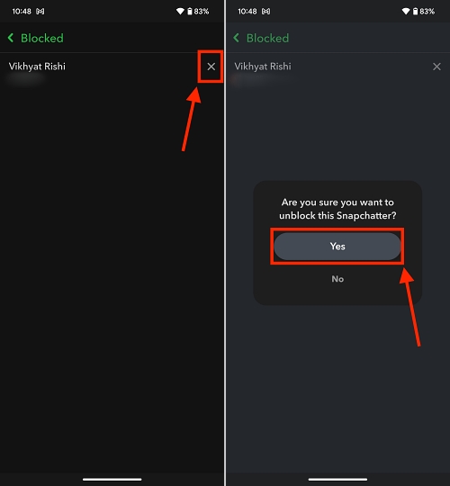 How to Unblock Someone on Snapchat (2023 Guide) | Beebom
