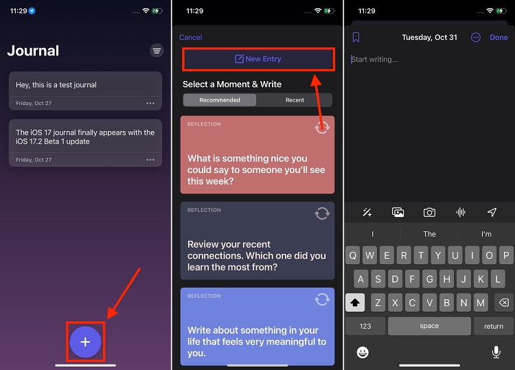 How to Use iOS 17 Journal App on iPhone (Guide) | Beebom