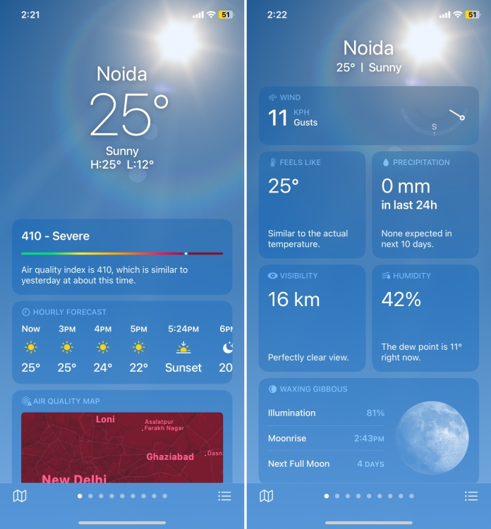 8 Best Weather Apps for iPhone in 2024 | Beebom