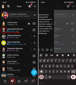 How to Half Swipe on Snapchat to Read Texts Discreetly | Beebom