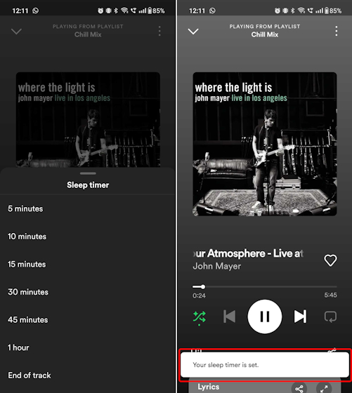 How to Set a Sleep Timer on Spotify | Beebom