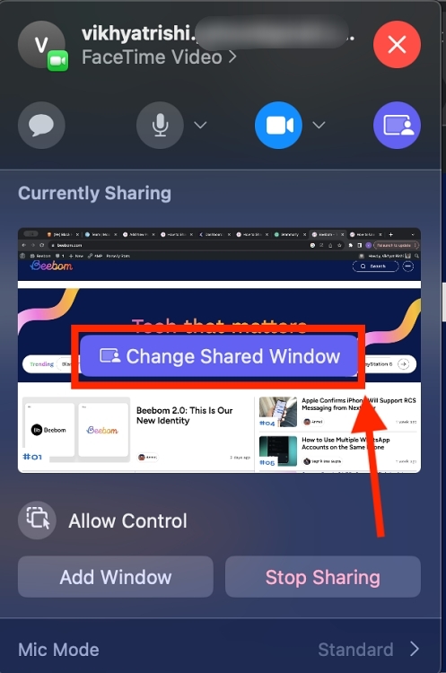 How to Share Screen on FaceTime (2024) (2024) | Beebom