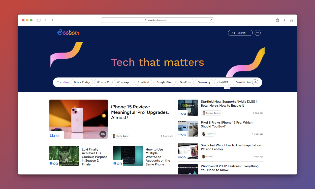 Welcome to the New Beebom Website | Beebom