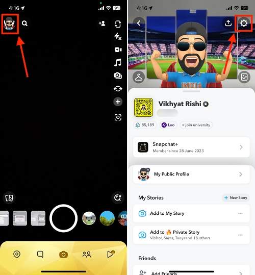 How to Enable Dark Mode in Snapchat (2023 Guide) | Beebom