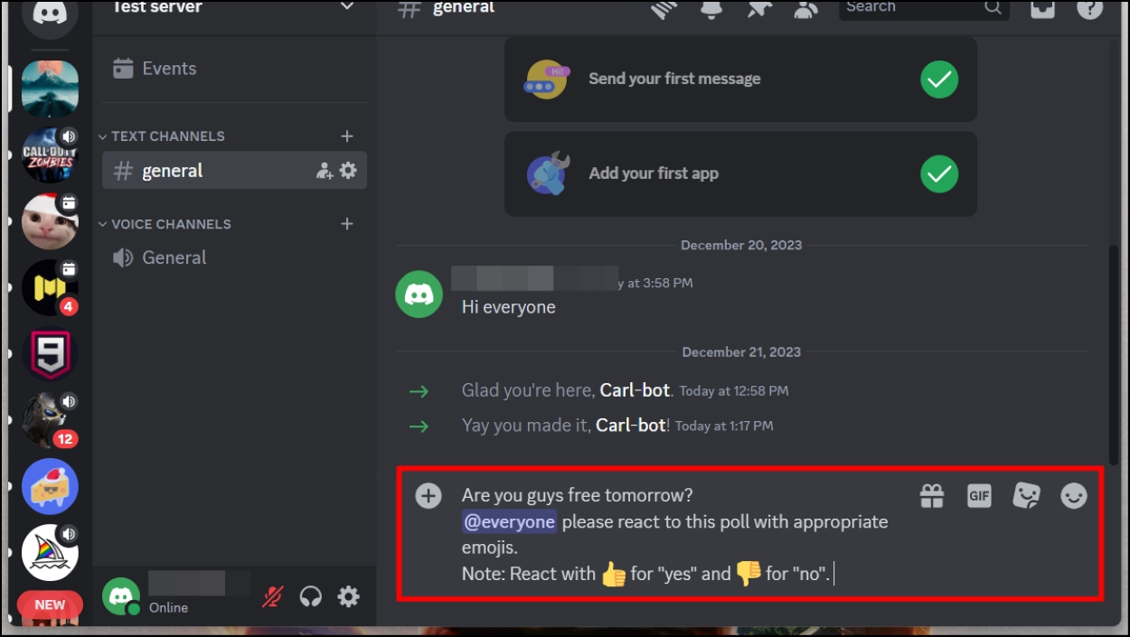 How to Create Polls on Discord | Beebom
