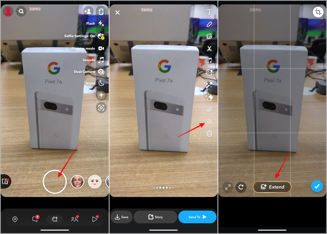 How to Use Extend Snaps Feature on Snapchat | Beebom