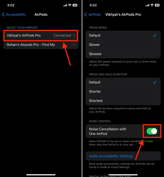 How To Enable Noise Cancellation On Just One Airpod Beebom