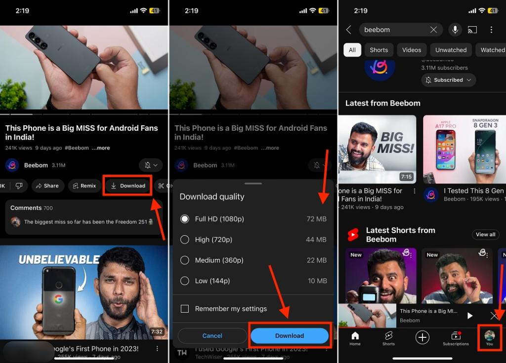 How to Download YouTube Videos on iPhone (3 Ways) | Beebom
