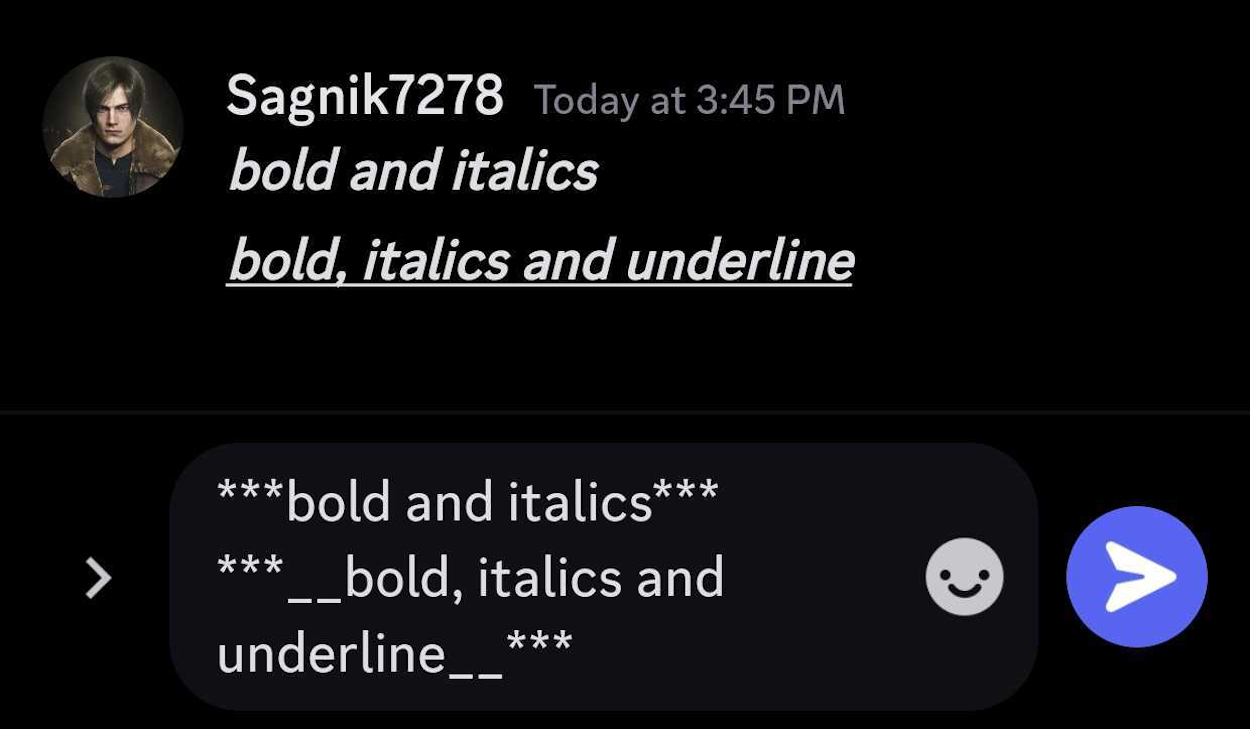 Discord Text Formatting Guide How To Bold Italics Color Etc Beebom