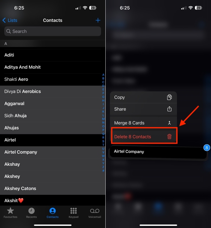 How to Delete Contacts on iPhone Easily (2022) | Beebom
