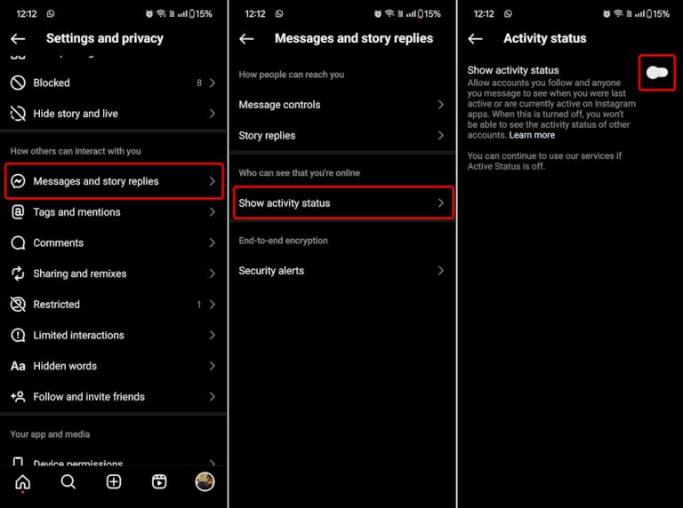 How to Turn off Active Status on Instagram | Beebom