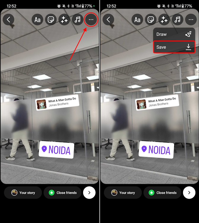 How to Save Instagram Story with Music | Beebom