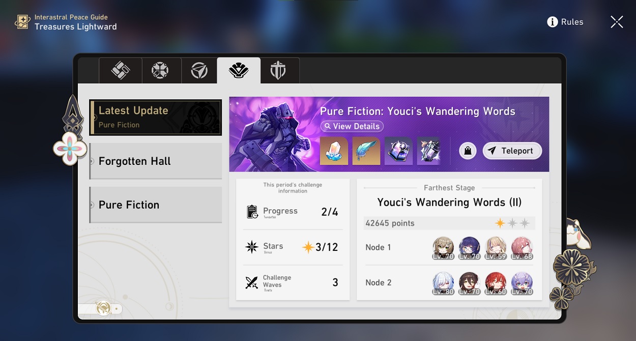 Honkai Star Rail Pure Fiction Guide: How to Unlock and Best Characters | Beebom