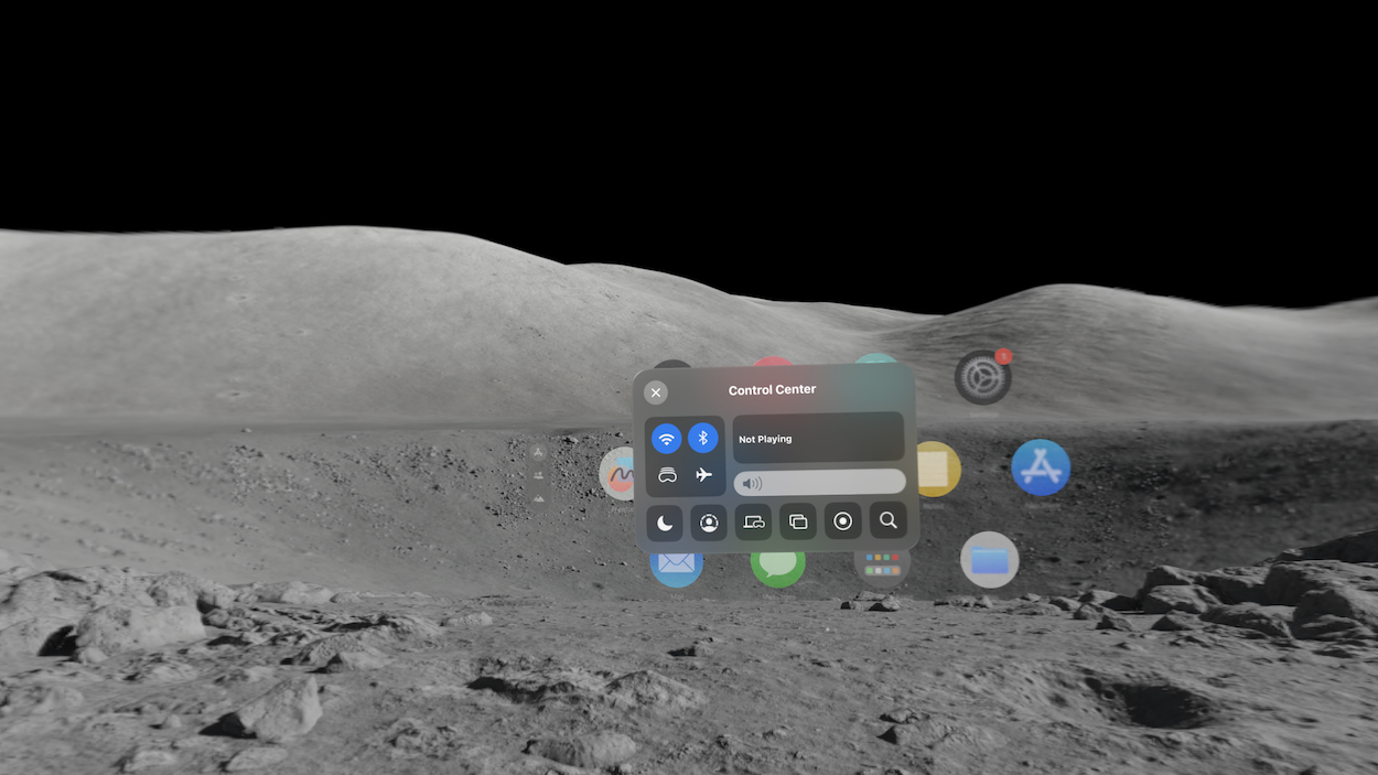 How to Open and Customize Control Center on Apple Vision Pro | Beebom How to Open and Customize Control Center on Apple Vision Pro | Beebom