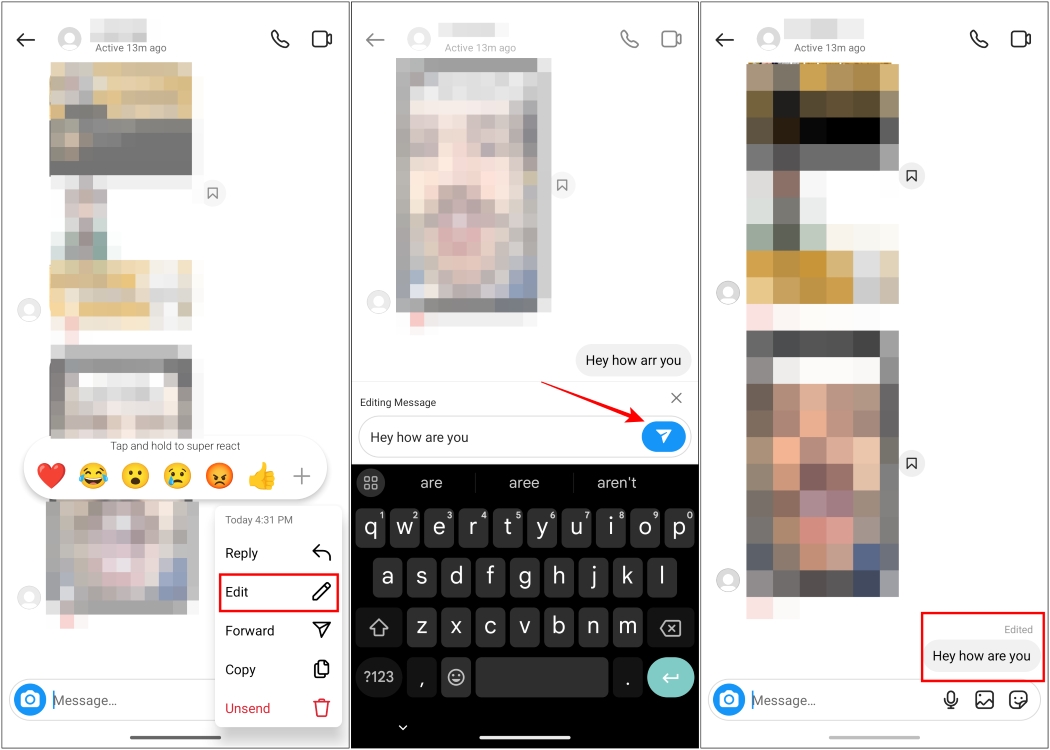 How to Edit Sent Messages on Instagram | Beebom