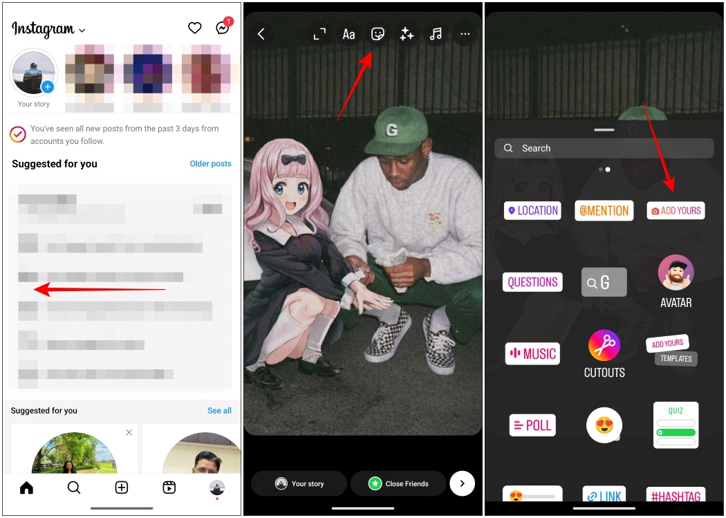 How to Use 'Add Yours’ Sticker in an Instagram Story | Beebom