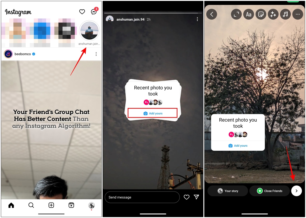 How to Use 'Add Yours’ Sticker in an Instagram Story | Beebom