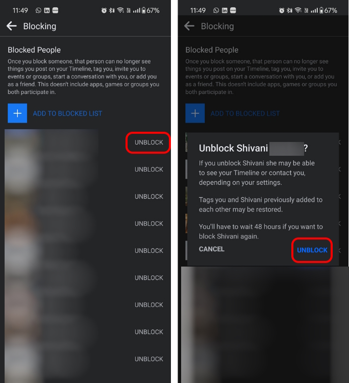 How to Unblock Someone on Facebook (2024) | Beebom