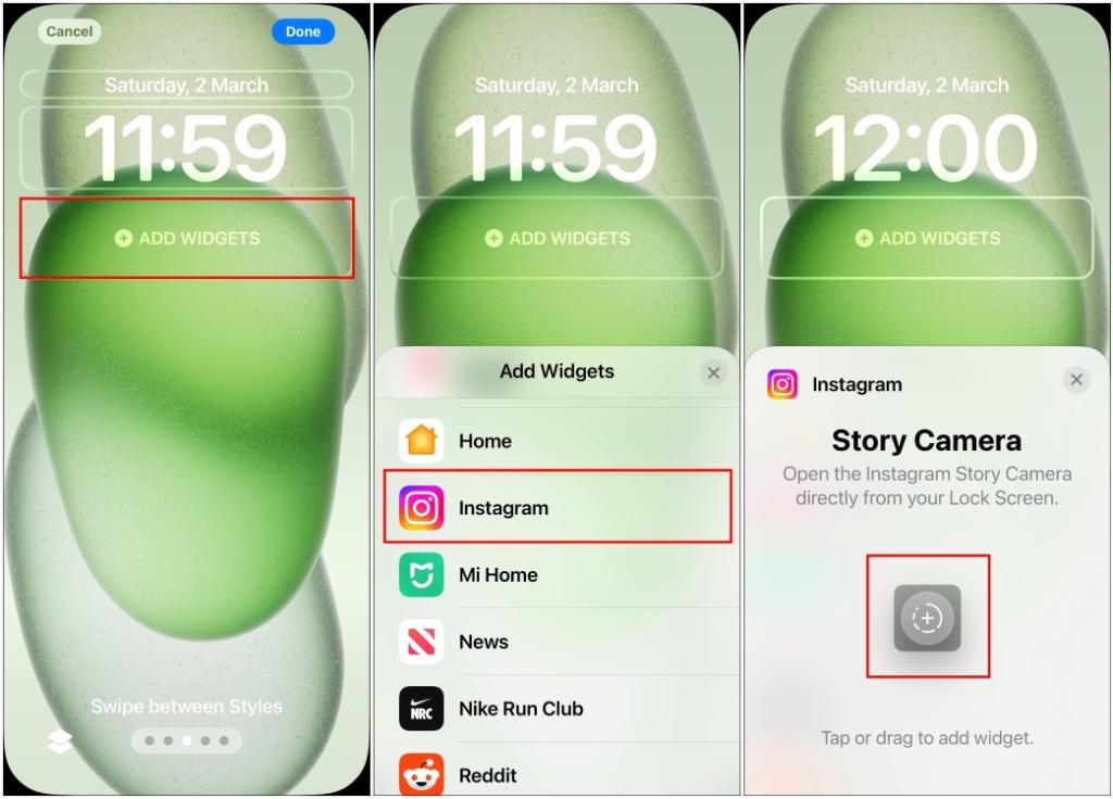 Instagram's New iOS Widget Lets You Capture Stories from the Lock ...