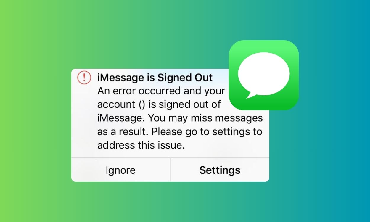 How to Fix "iMessage is Signed Out" Error on iPhone | Beebom