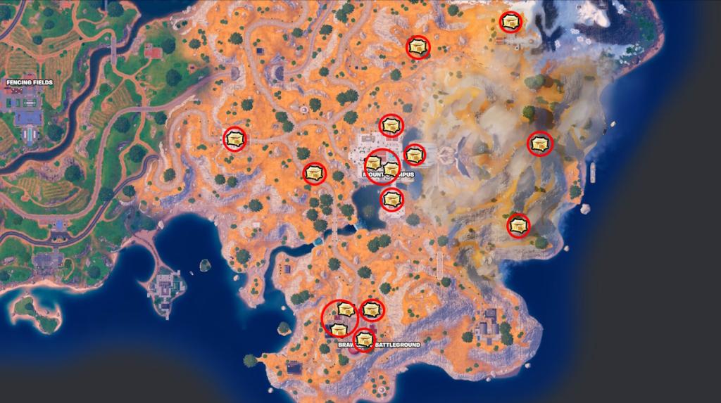 All God Chest Locations in Fortnite Chapter 5 Season 2 | Beebom