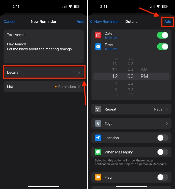 How to Schedule Text Messages on iPhone | Beebom