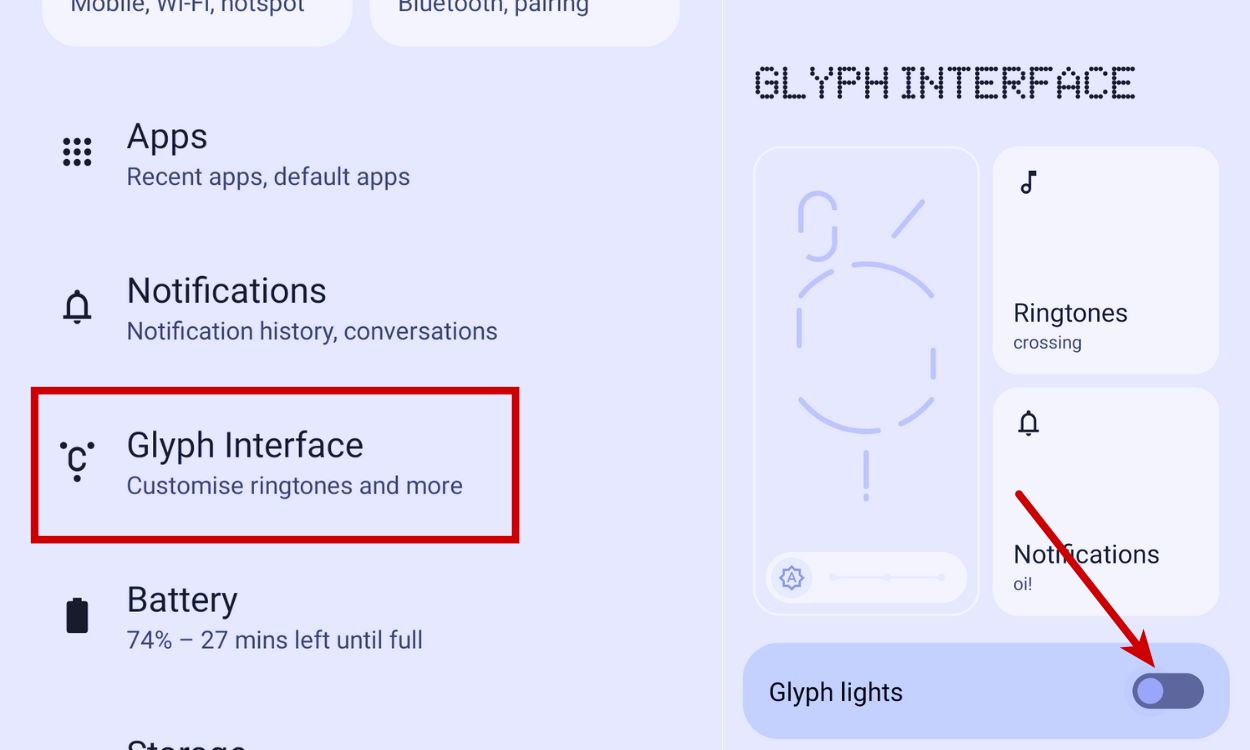 How to Turn Glyph Lights on or off on Nothing Phones | Beebom