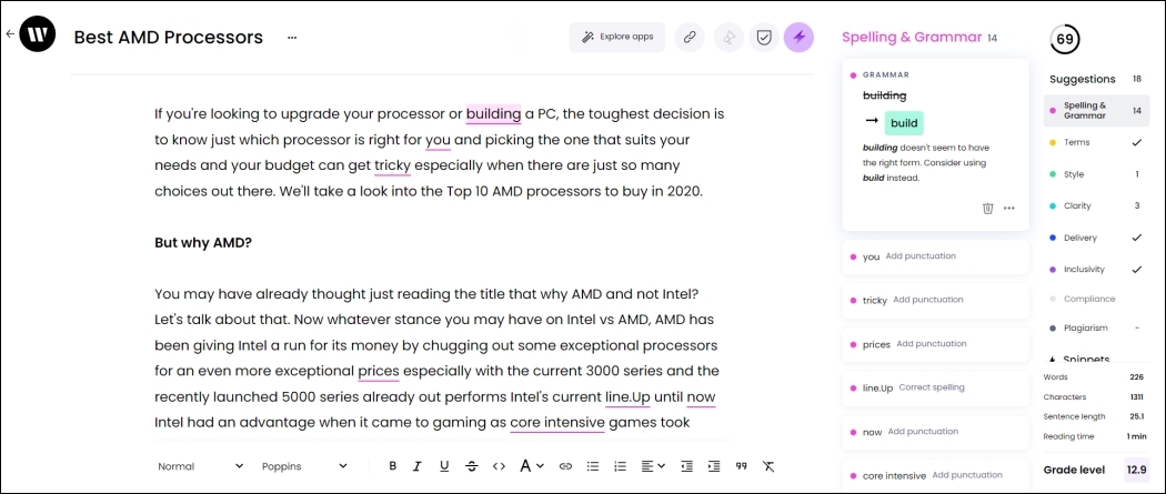 8 Best Alternatives for Grammarly in 2024 | Beebom