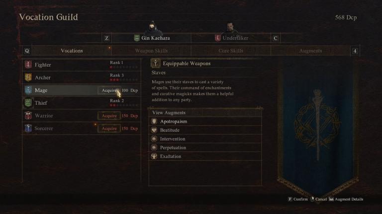 How to Change Vocations in Dragon's Dogma 2 | Beebom