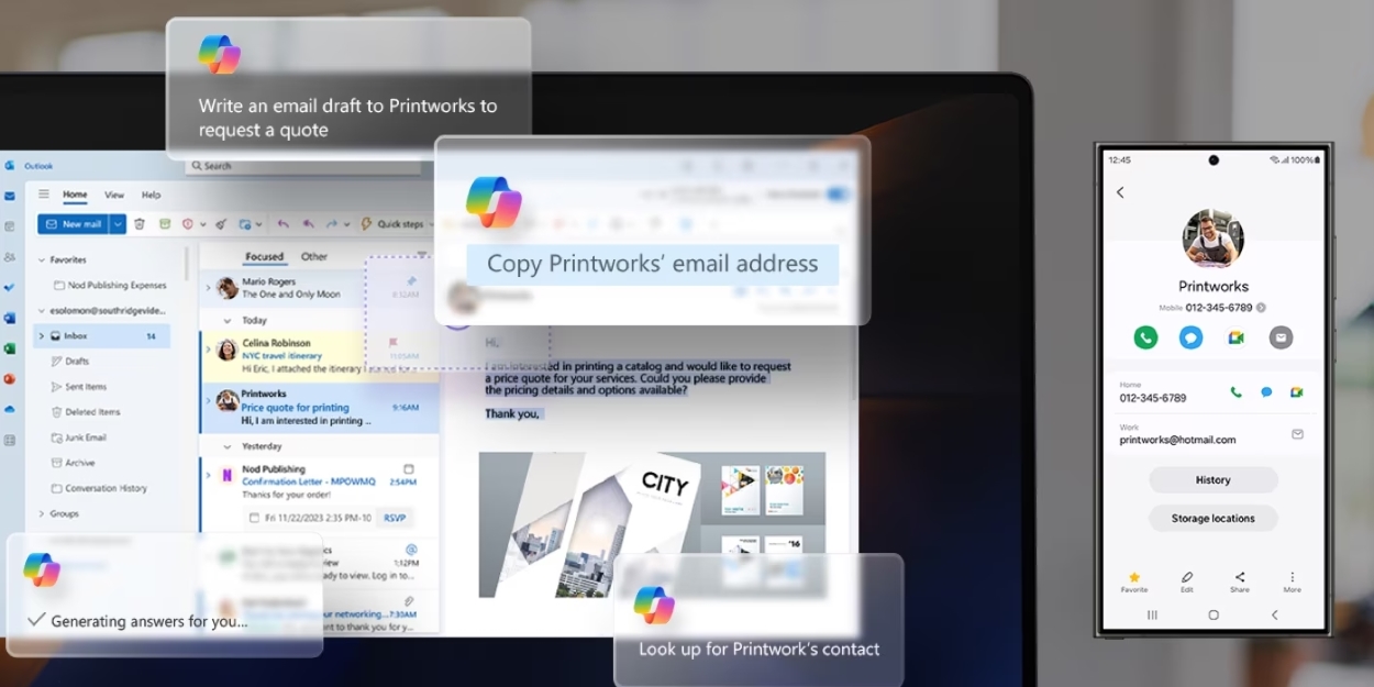 Samsung Teases Next-Gen Copilot Coming to Windows 11 | Beebom