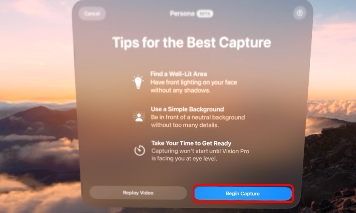 How to Create Persona on Vision Pro | Beebom