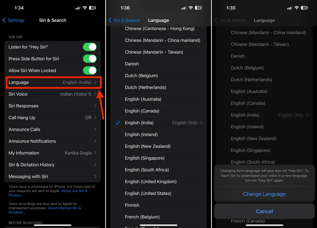 How to Change Siri's Voice on iPhone | Beebom