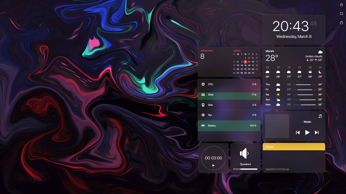 25 Best Rainmeter Skins You Can Use in 2024 | Beebom