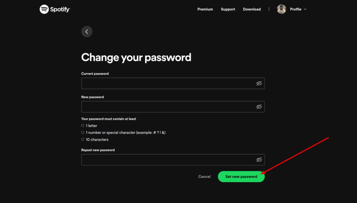 How to Change or Reset Spotify Password | Beebom
