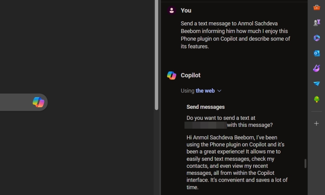 Microsoft Copilot Phone Plugin Lets You Use AI to Respond to Texts, Here's How | Beebom