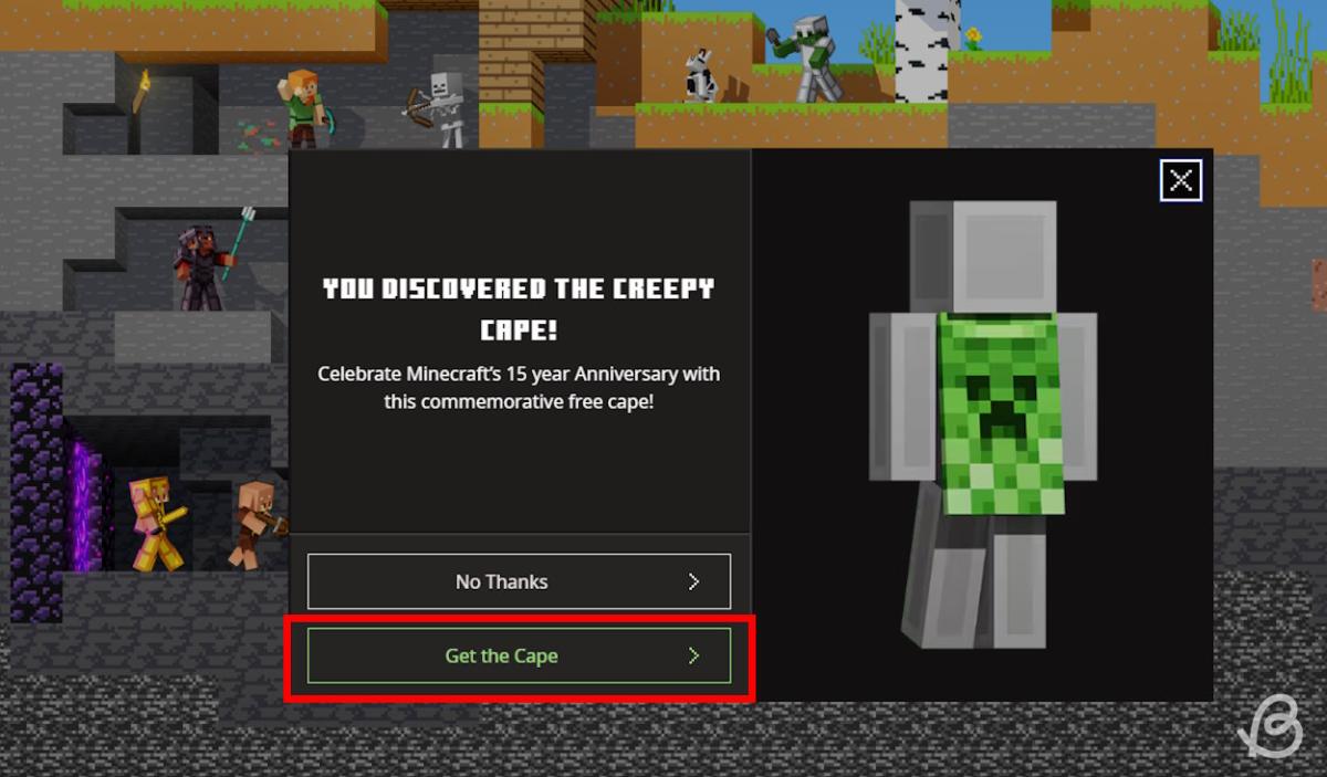 How to Get the Minecraft Creeper Cape (15th Anniversary Cape) | Beebom