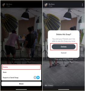 How to Delete a Snapchat Story | Beebom