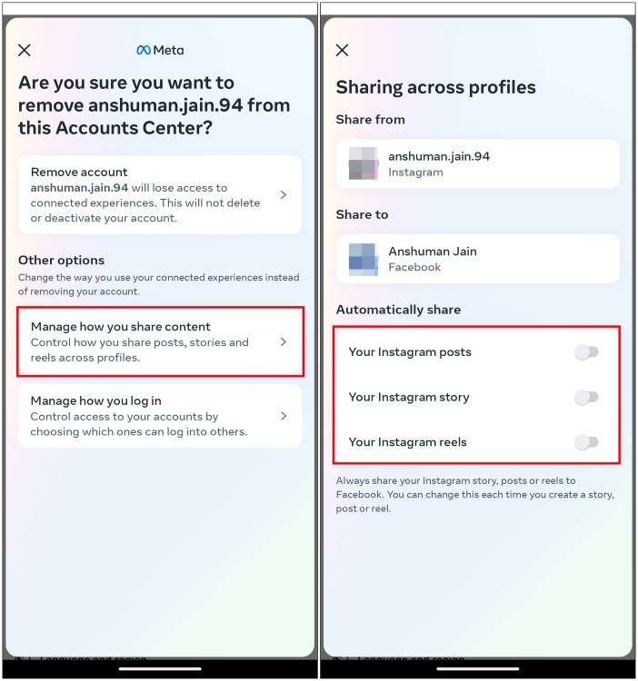 How to Unlink Instagram from Facebook | Beebom