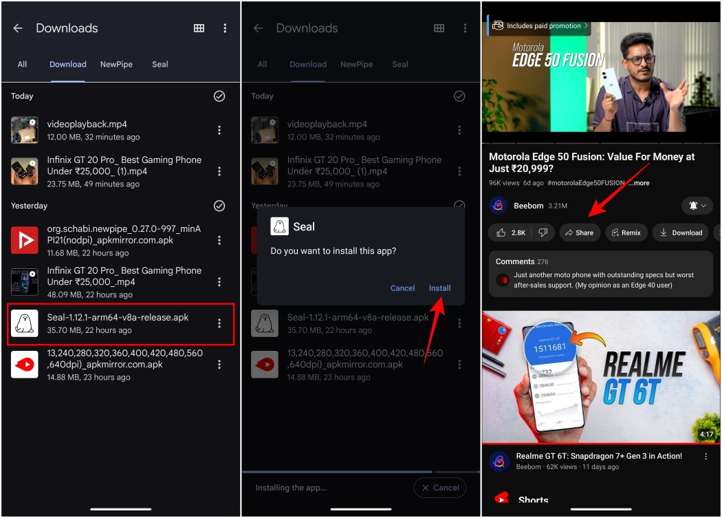 How to Download YouTube Videos on Android | Beebom