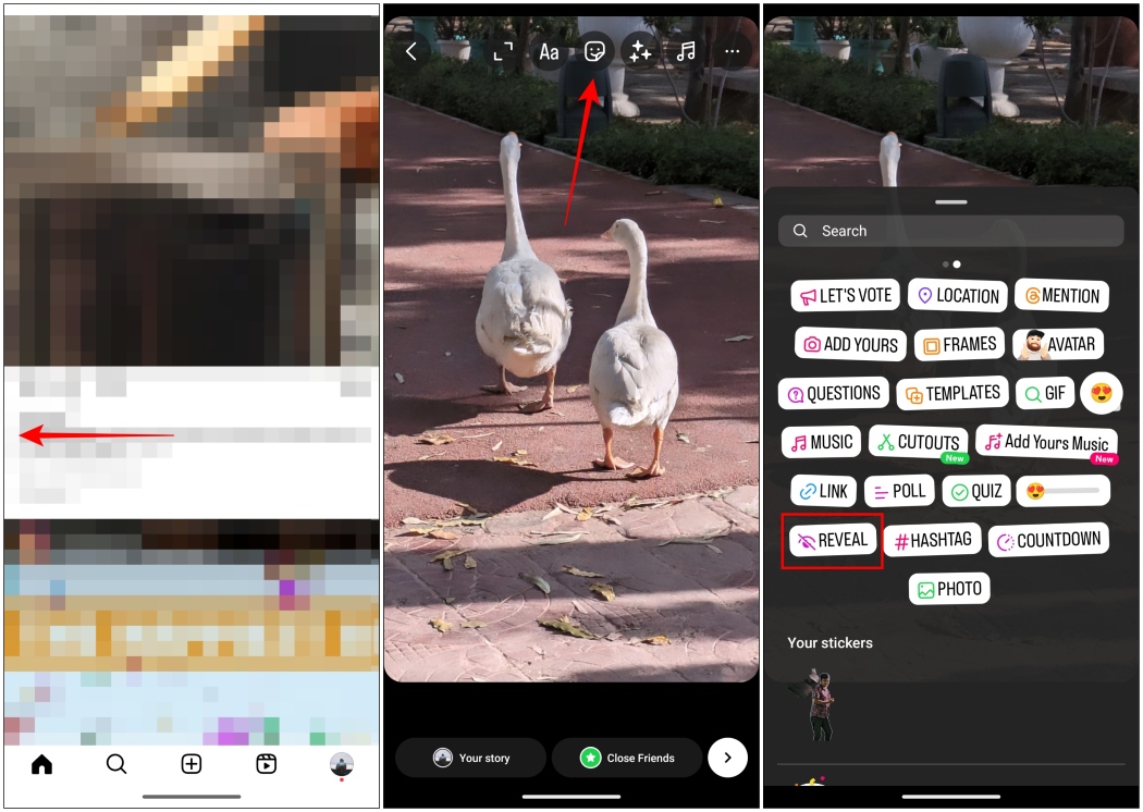 Instagram Reveal Sticker Lets You Post Hidden Stories: How to Use It ...