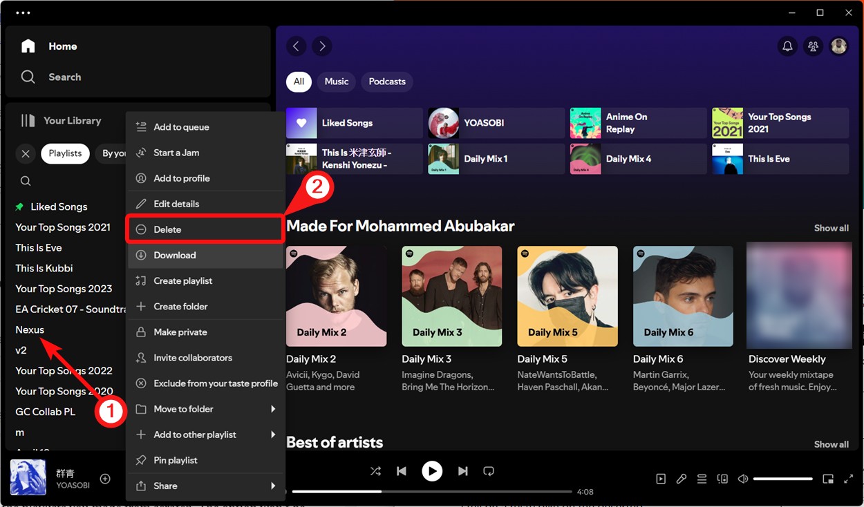 How to Delete a Playlist on Spotify | Beebom