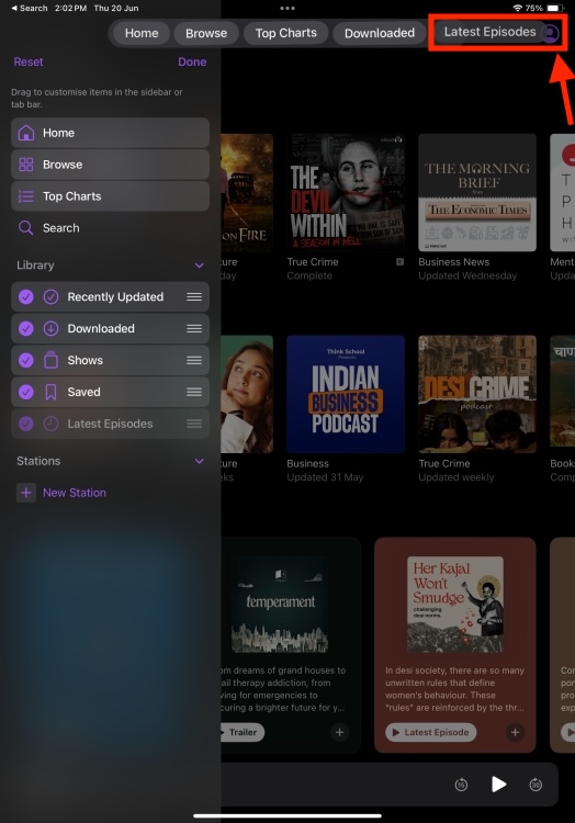 How to Use Floating Tab Bar on iPad in iPadOS 18 | Beebom