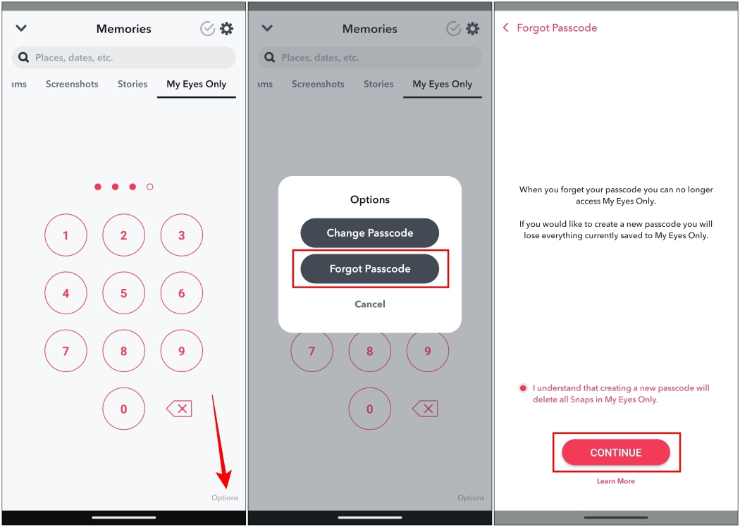 What is Snapchat My Eyes Only and How to Use It | Beebom